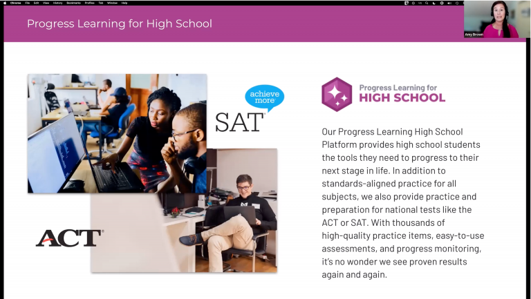 Training & Webinars for Educators | Progress Learning