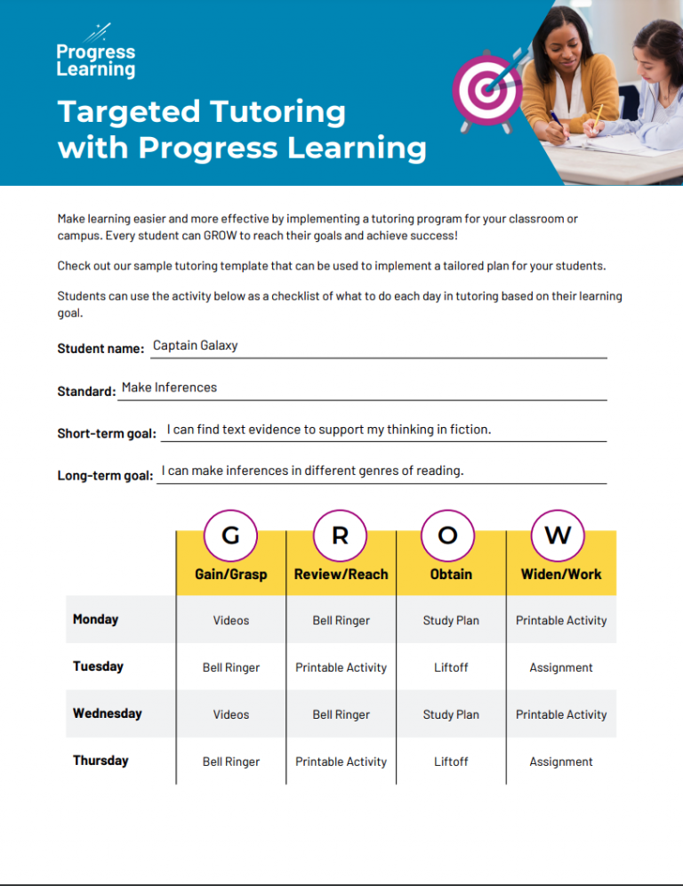 Progress Learning